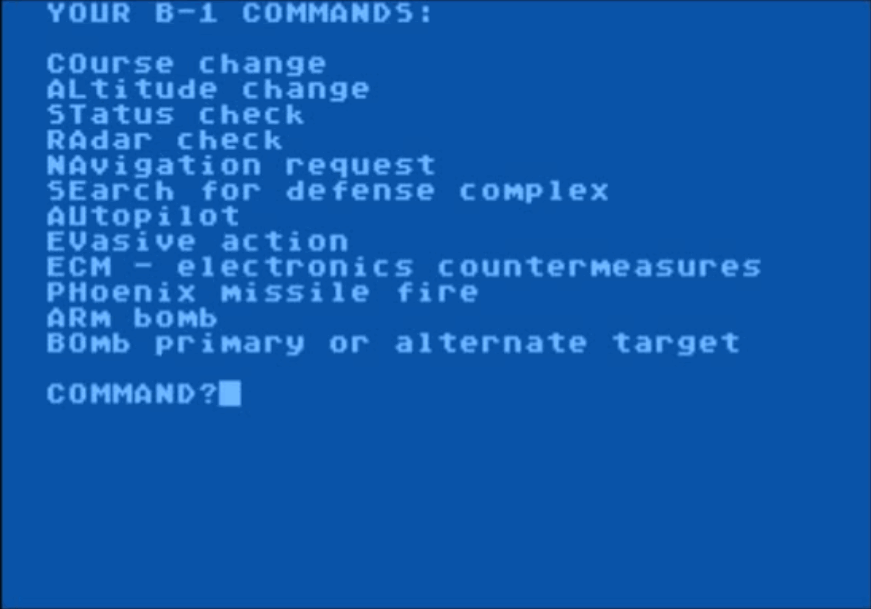 Game #5 : B-1 Nuclear Bomber (1980) – The Wargaming Scribe