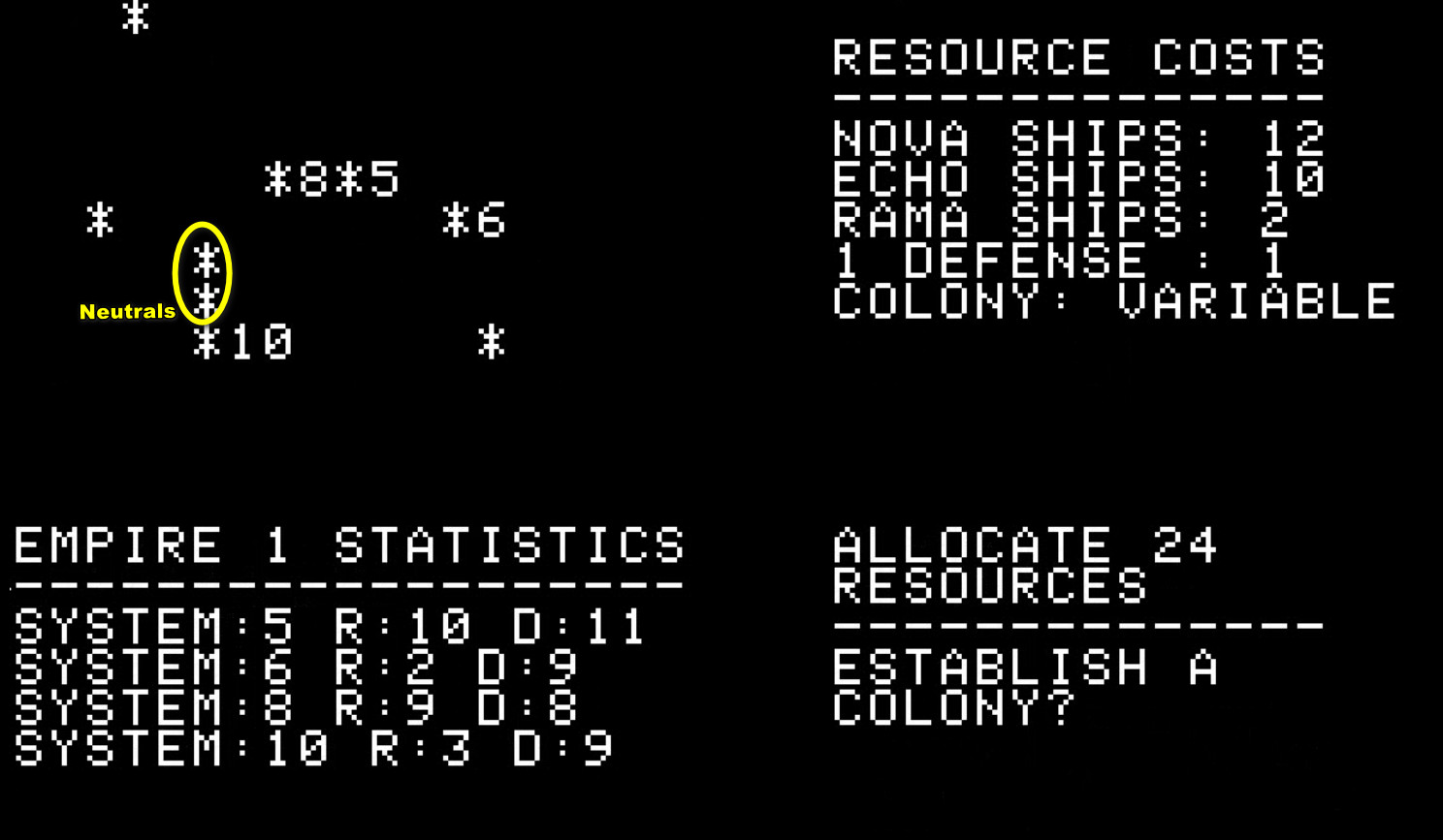 Game #36 : Andromeda Conquest (1982) – The Wargaming Scribe